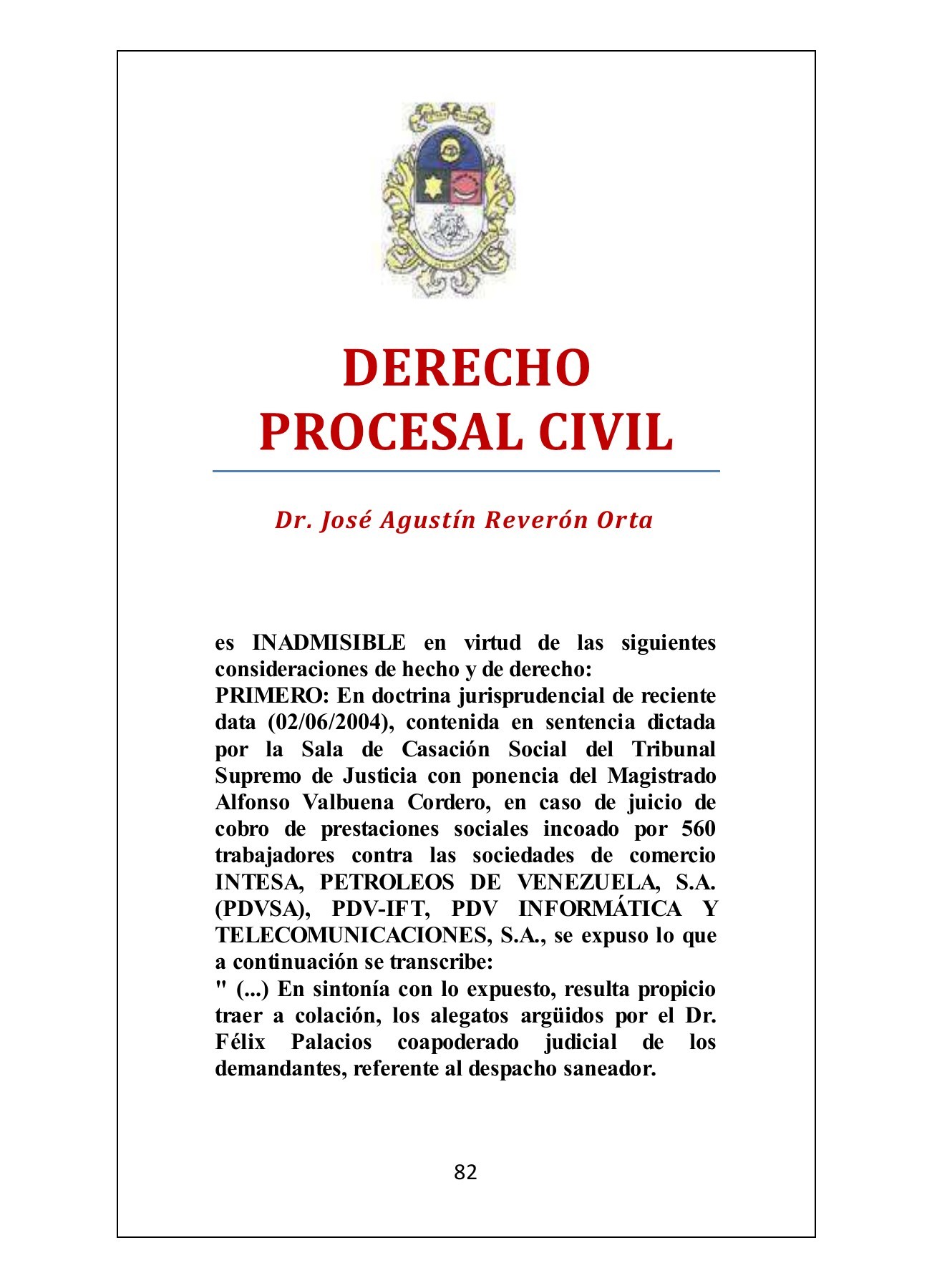 Procedimiento Ordinario Civil - reveron.jose - Página 82 | Flip PDF en ...