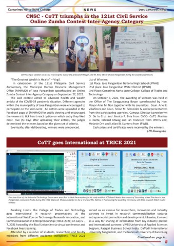 SPECTRUM CNSC_2022 - Edited - CNSC PICRO - Page 5 | Flip PDF Online ...
