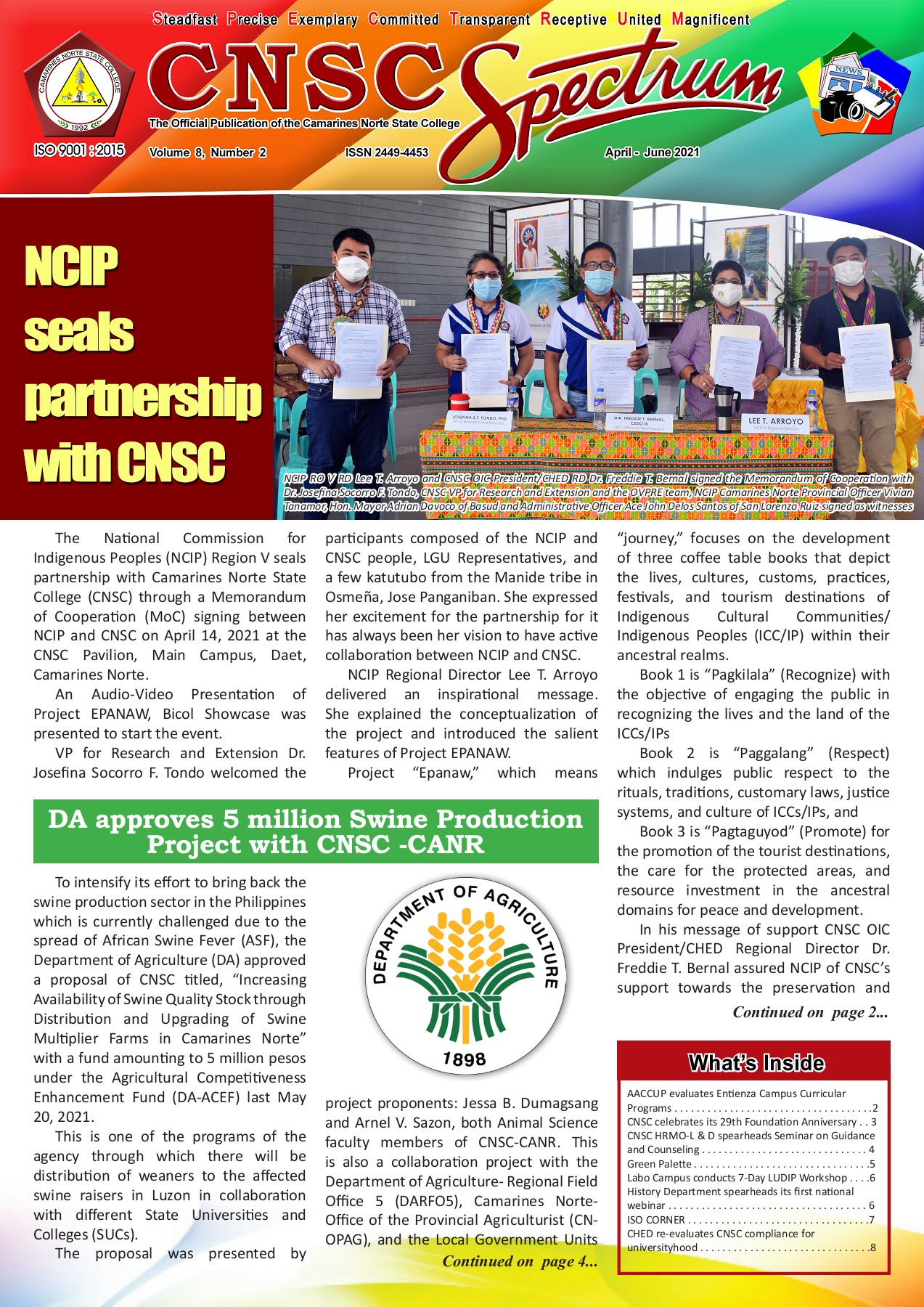 CNSC SPECTRUM VOL 8 no 2 - CNSC PICRO - Page 1 - 8 | Flip PDF Online | PubHTML5