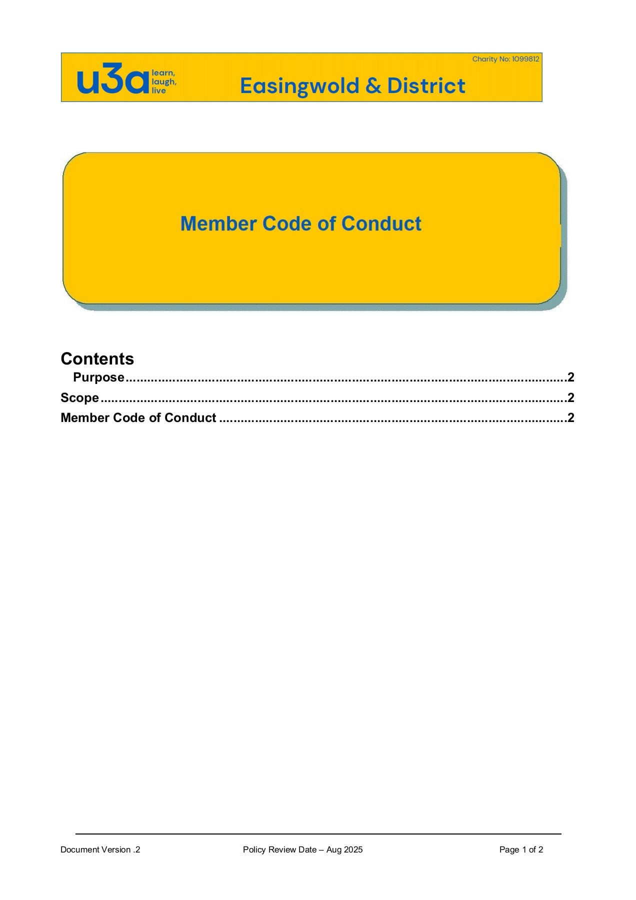 Member Code of Conduct 20220822 - RS1 - Page 1 - 2 | Flip PDF Online ...