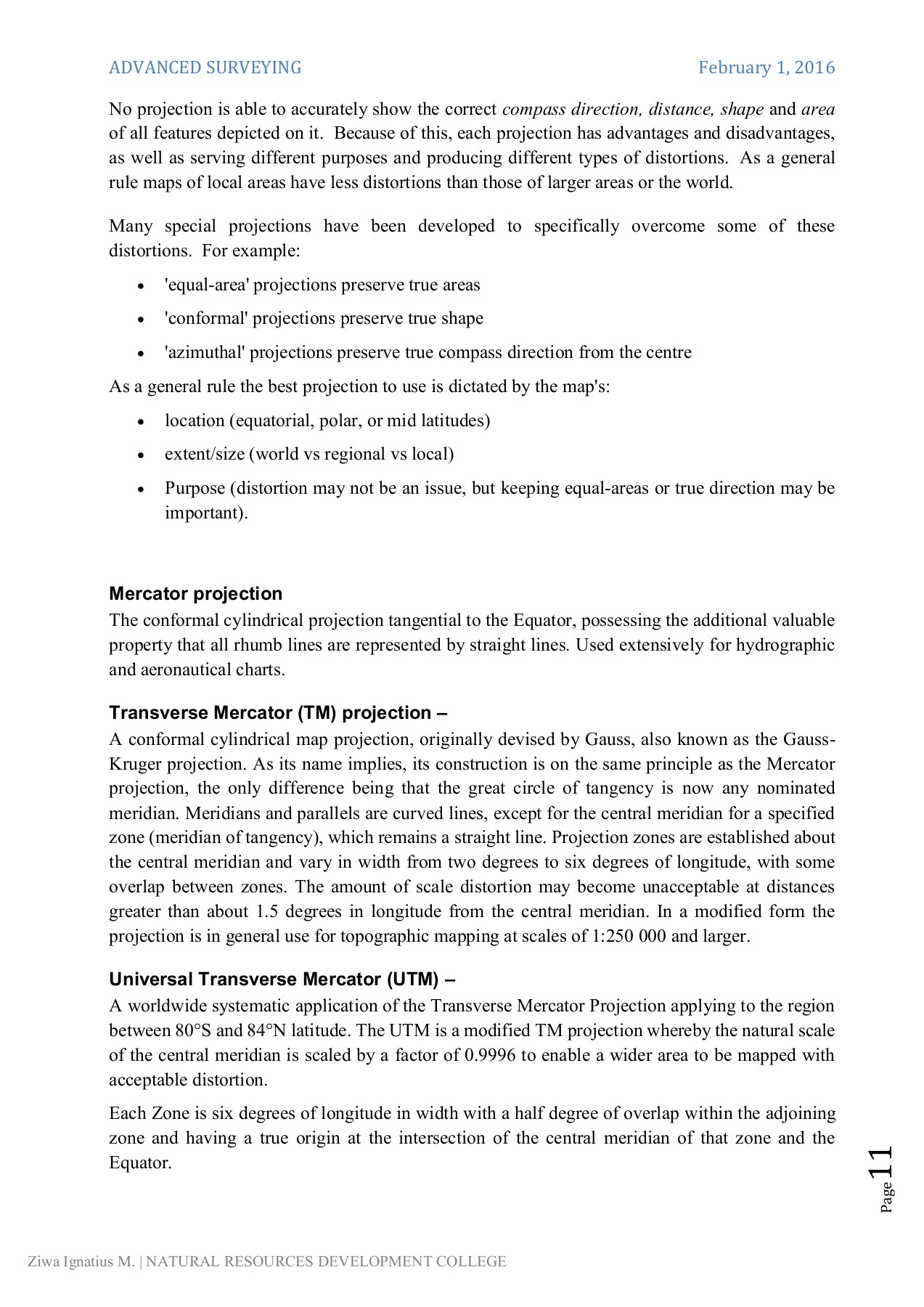 ADVANCED_SURVEYING_LECTURE_MODULE - Demo 1 - Page 16 | Flip PDF Online | PubHTML5
