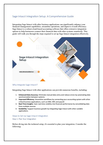 Sage Intacct Integration Setup A Comprehensive Guide