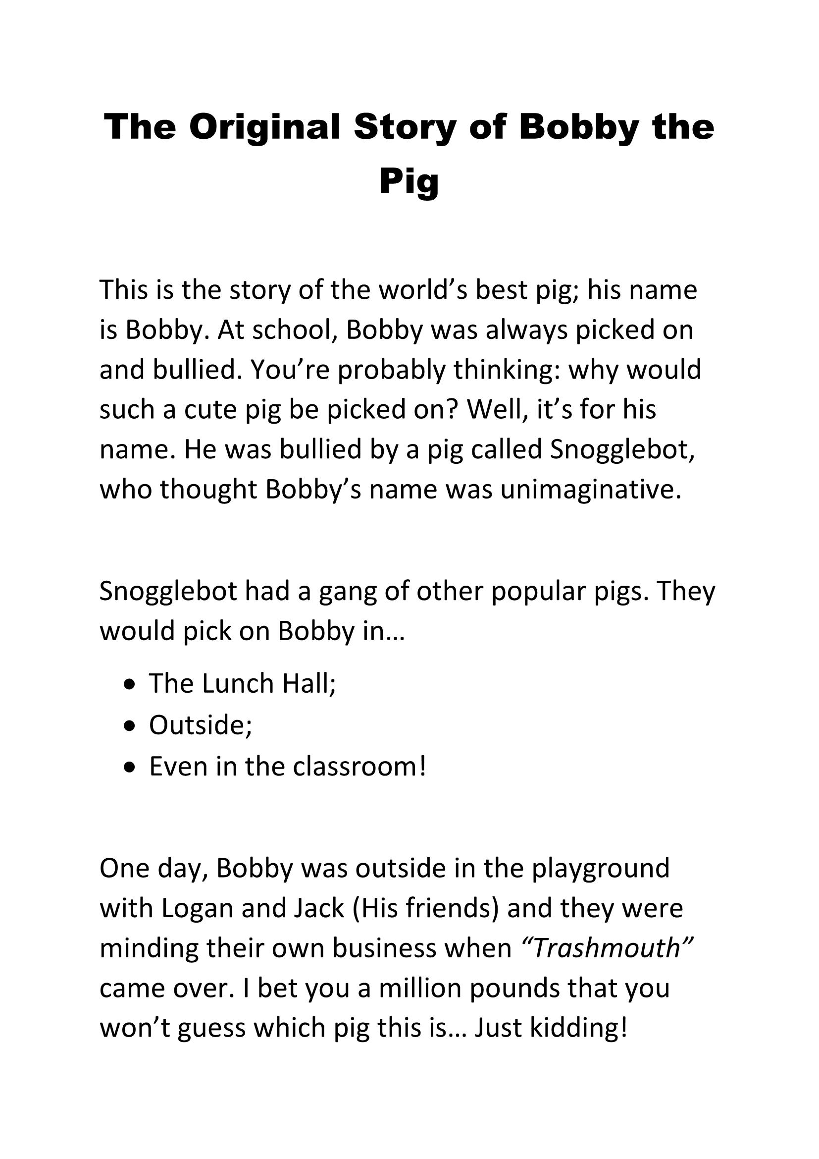 Bobby the Pig Ebook - bobbythepig0 - Page 2 | Flip PDF Online | PubHTML5
