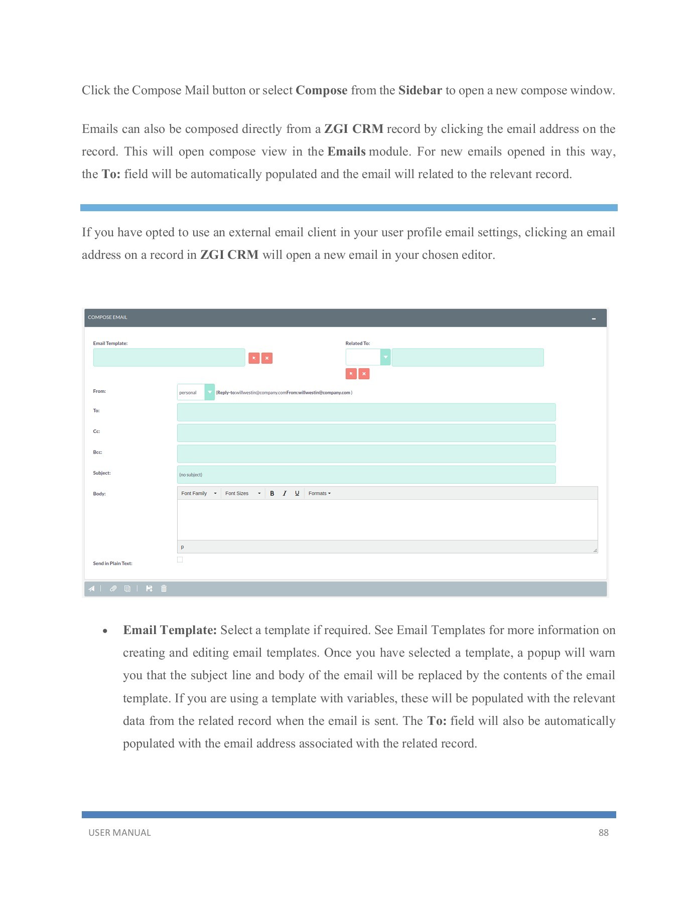 ZGI CRM USER MANUAL - Kenneth Okonye - Page 89 | Flip PDF Online | PubHTML5