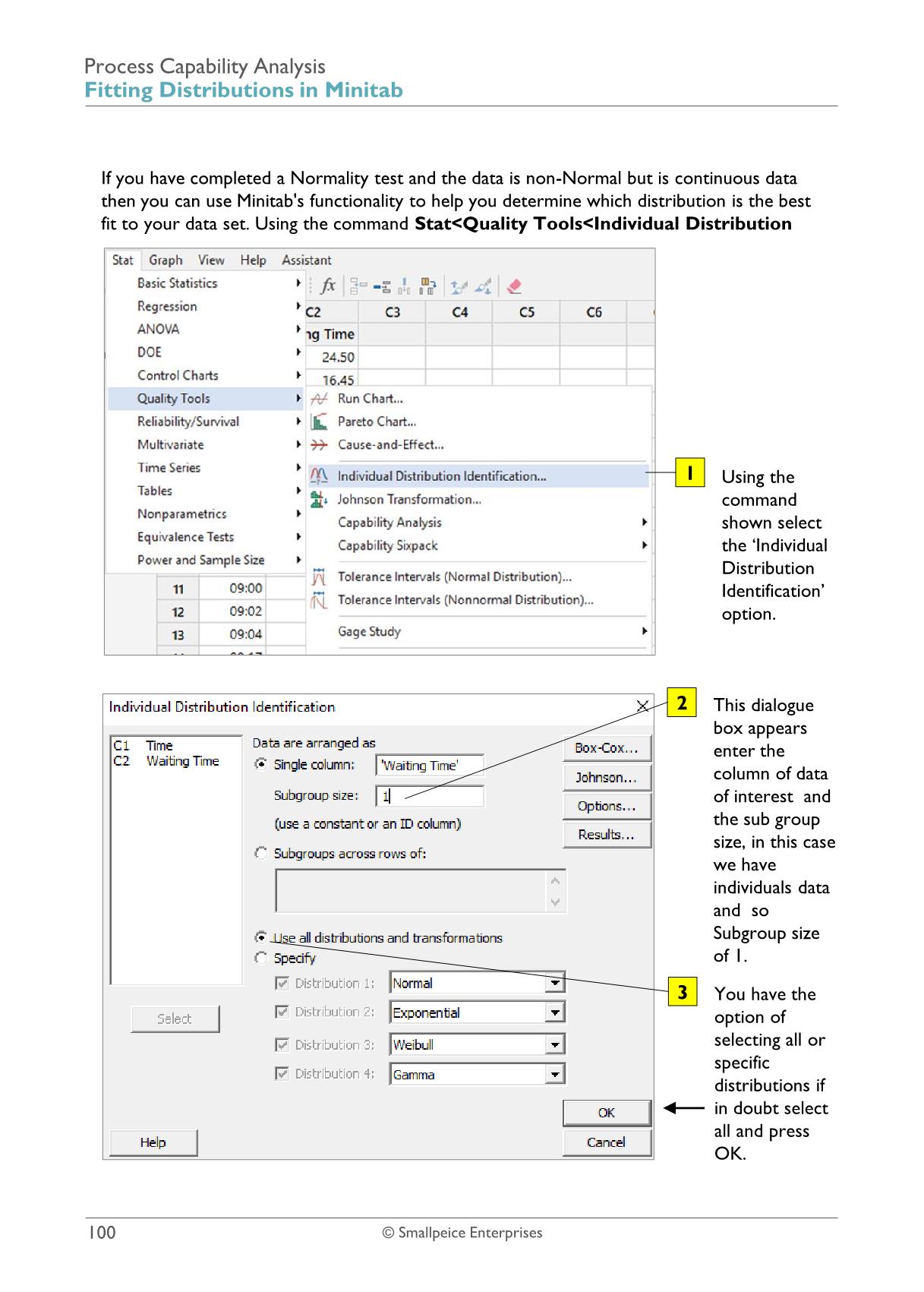 Minitab Version 19 Toolkit - Smallpeice - Page 104 | Flip PDF Online ...