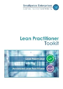 Advanced Lean Practitioner Tolkit