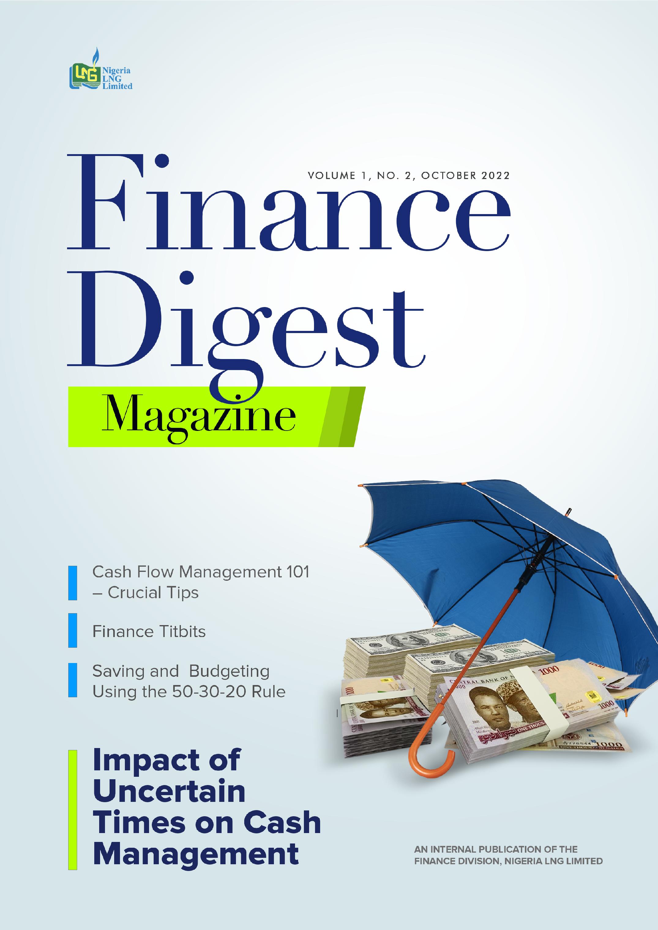 Finance Digest October 2022 - Nigeria LNG - Page 1 - 20 | Flip PDF Online | PubHTML5