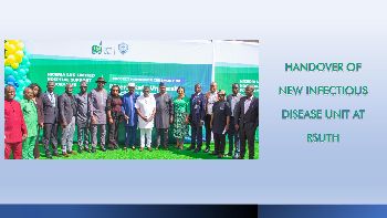 Handover of New Infectious Disease Unit at RSUTH