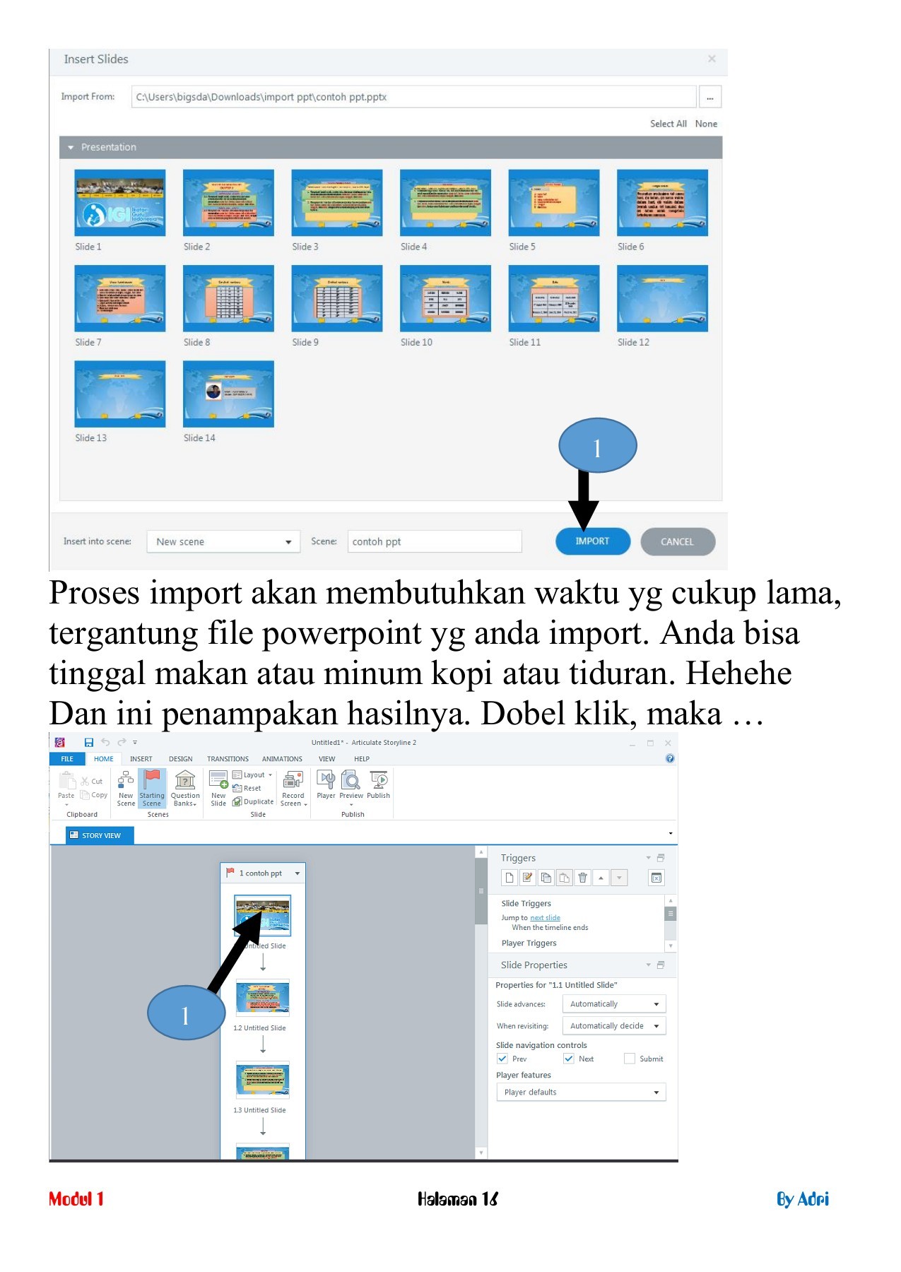 Modul 1 Import Powerpoint - adrwaru - Halaman 16 | PDF Online | PubHTML5