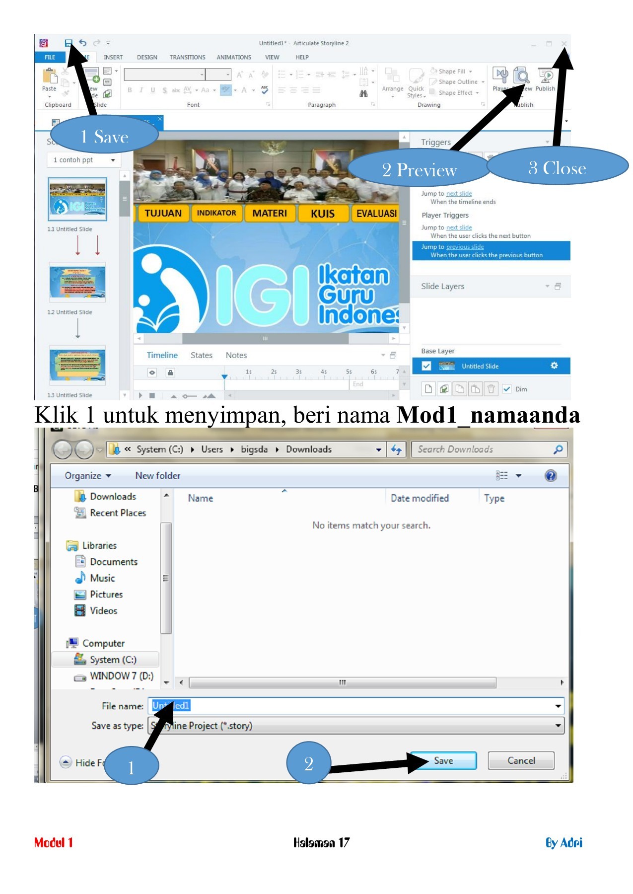 Modul 1 Import Powerpoint - adrwaru - Halaman 17 | PDF Online | PubHTML5