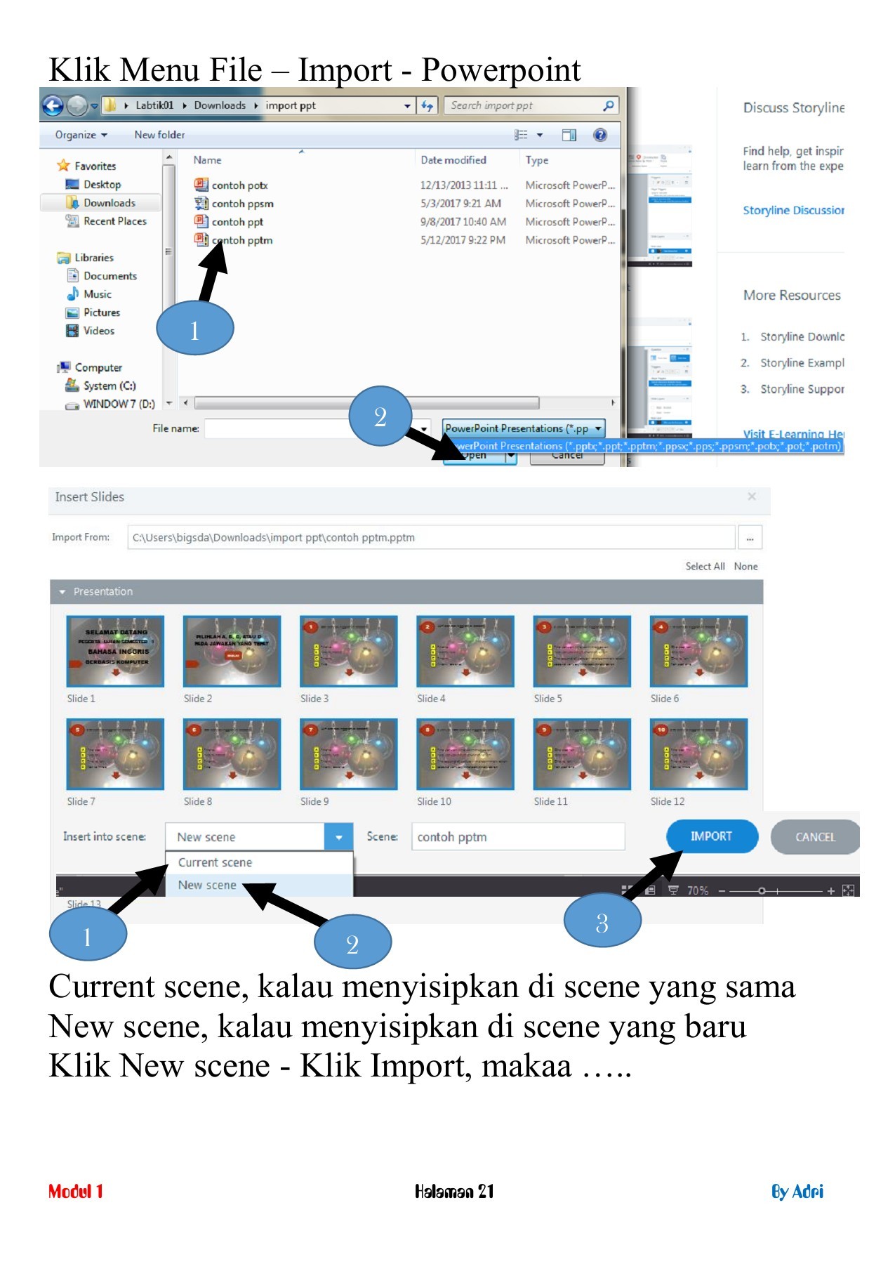 Modul 1 Import Powerpoint - adrwaru - Halaman 21 | PDF Online | PubHTML5