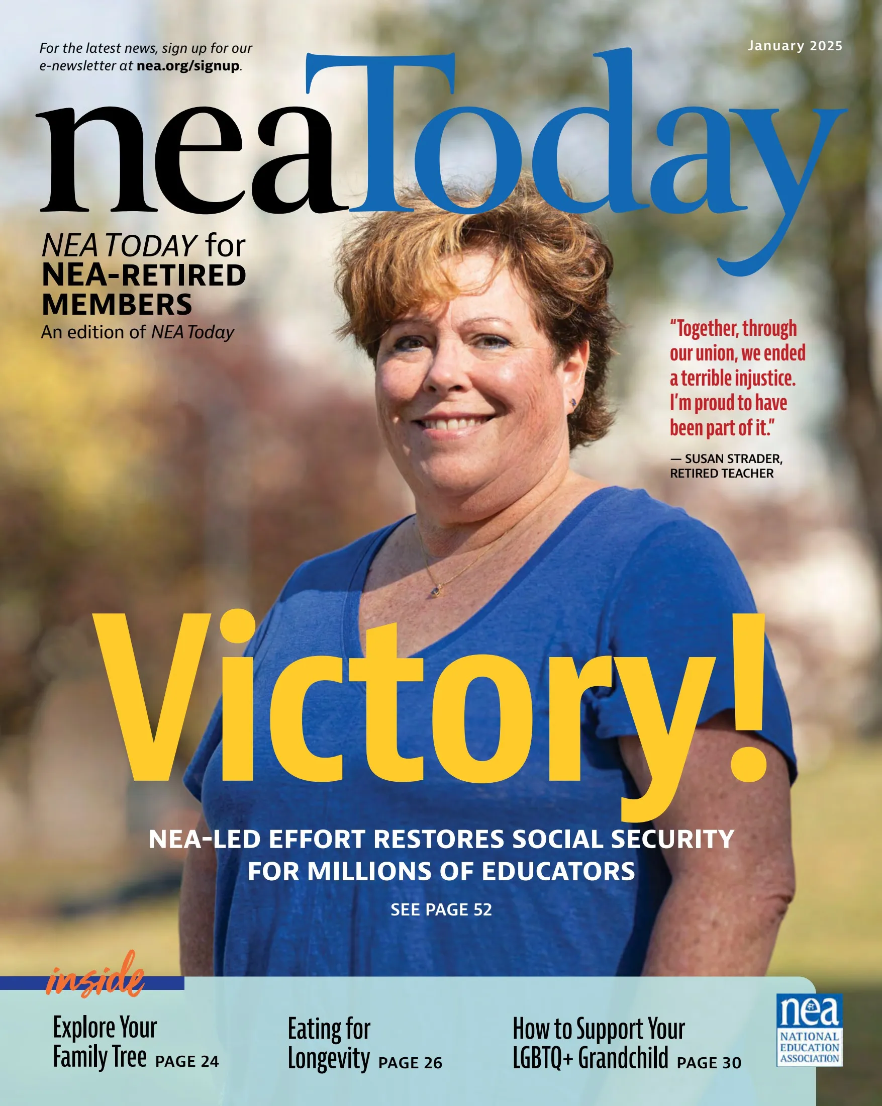 NEA Today Retired January 2025 - carrie - Page 1 | Flip PDF Online ...