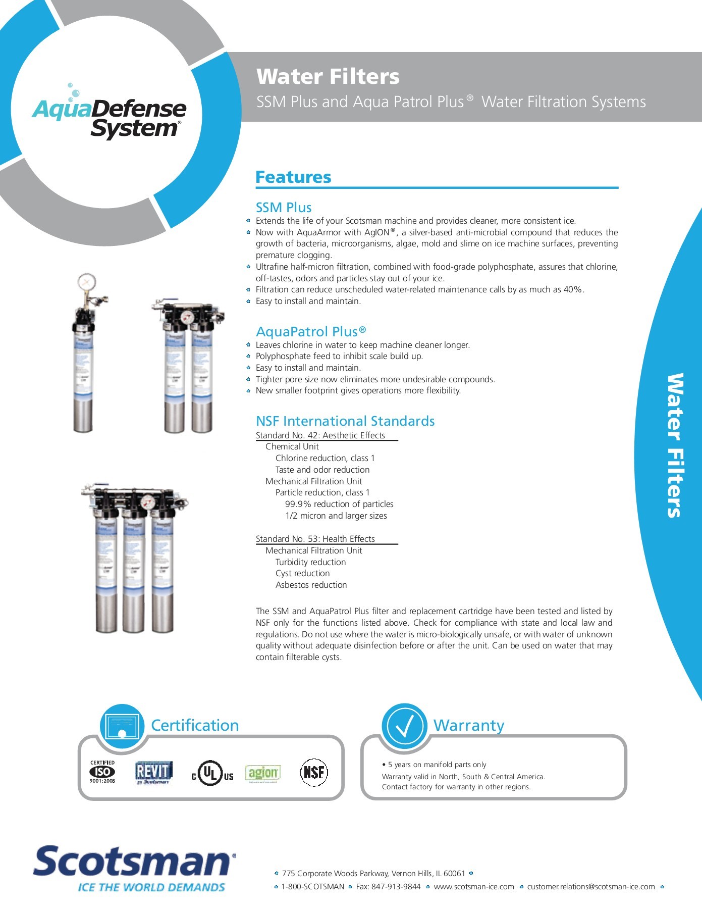 Spec Sheet - Filtration - Scotsman®LATAM - Page 1 - 2 | Flip PDF Online | PubHTML5