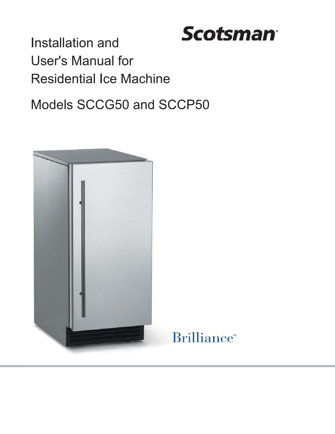 User Manual Model SCC50 - Scotsman®LATAM - Page 1 - 16 | Flip PDF ...