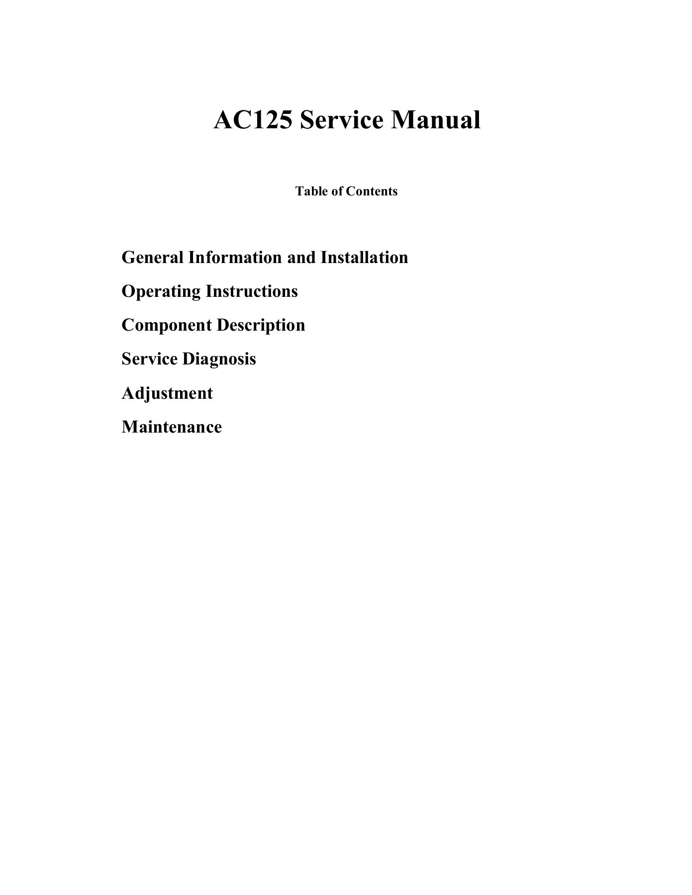Service Manual - AC125 - Scotsman®LATAM - Page 1 - 37 | Flip PDF Online ...