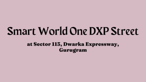 Smart World One DXP Street At Sector 113 Gurugram - PDF