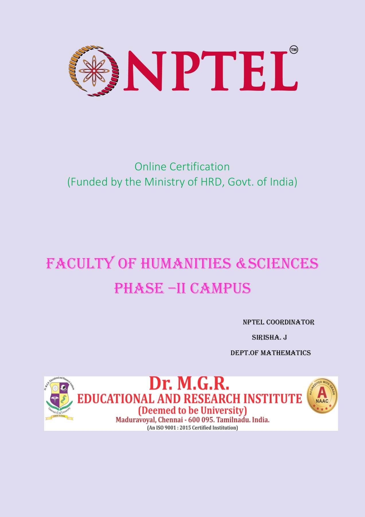 NPTEL Phase 2 CERTIFICATES - sirisha.hs - Page 1 - 42 | Flip PDF Online ...
