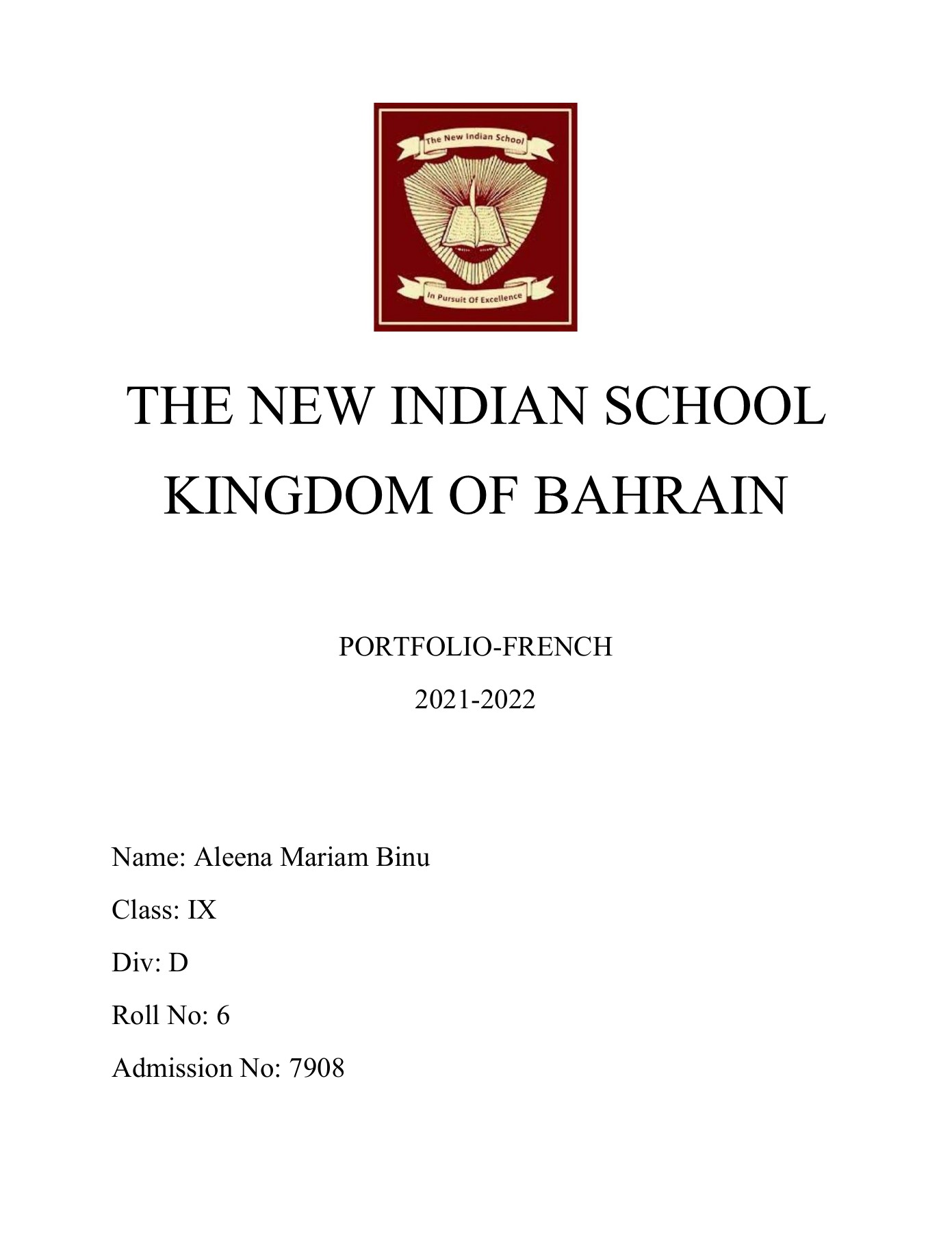 Portfolio - aleenamariambinu - Page 1 | Flip PDF Online | PubHTML5