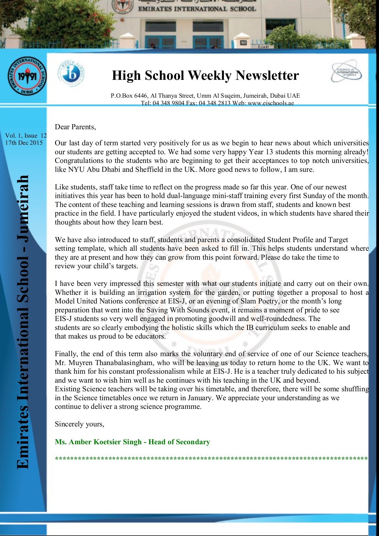Weekly-Newsletter-Issue-10 EIS - ghouse12311 - Page 1 - 9 | Flip PDF ...