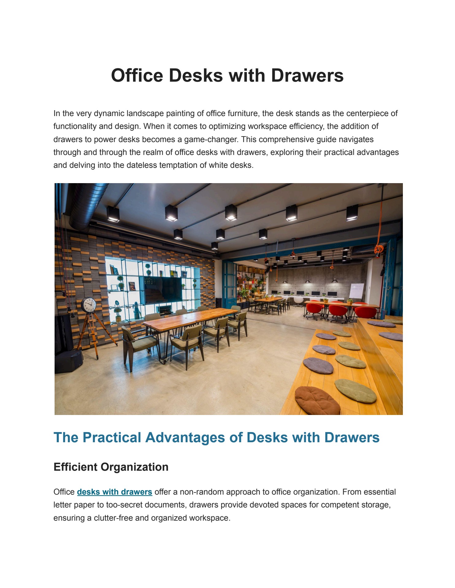 Office Desks with Drawers - Used Office Furniture - Page 1 - 4 | Flip PDF Online | PubHTML5
