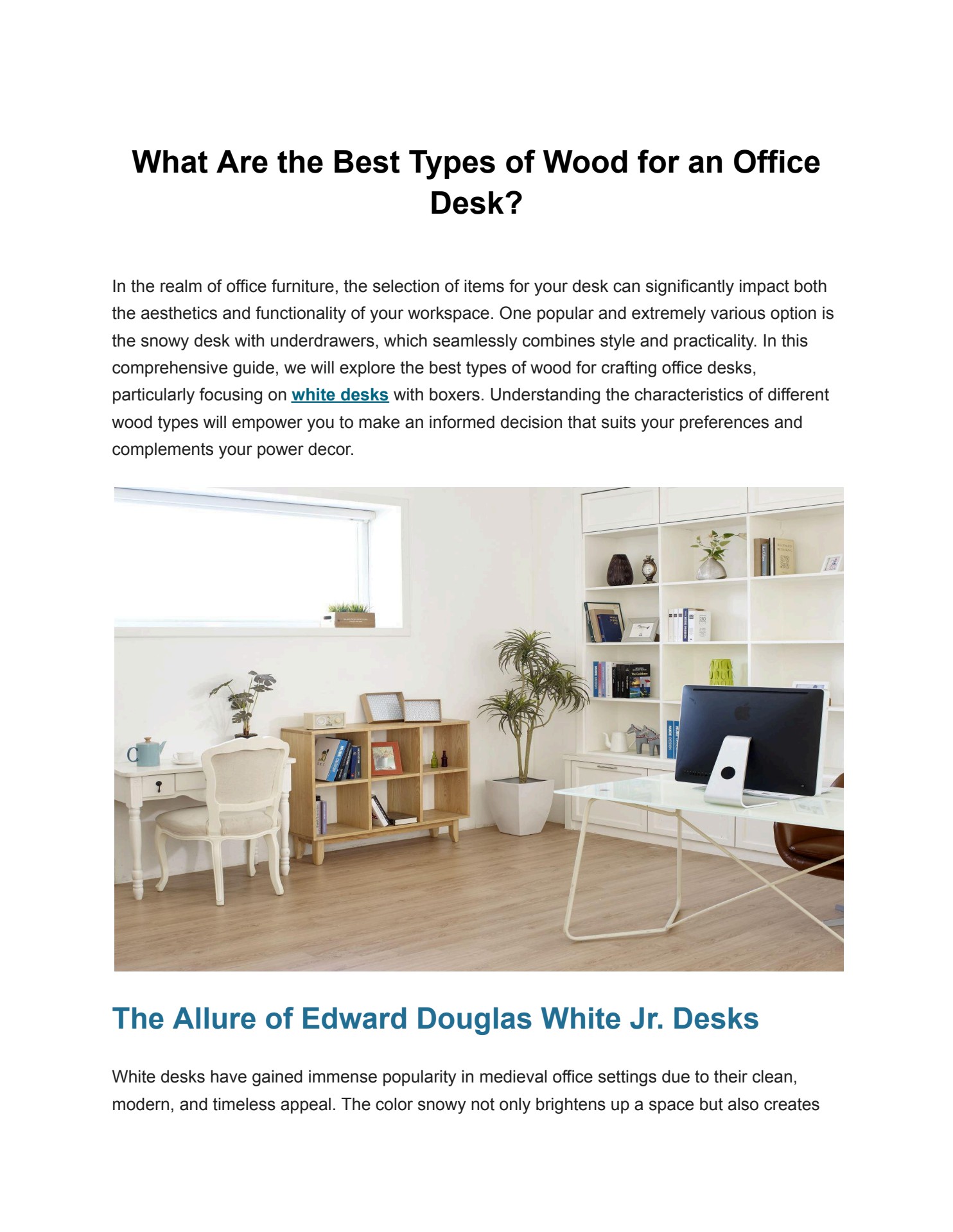 What Are the Best Types of Wood for an Office Desk - Used Office ...