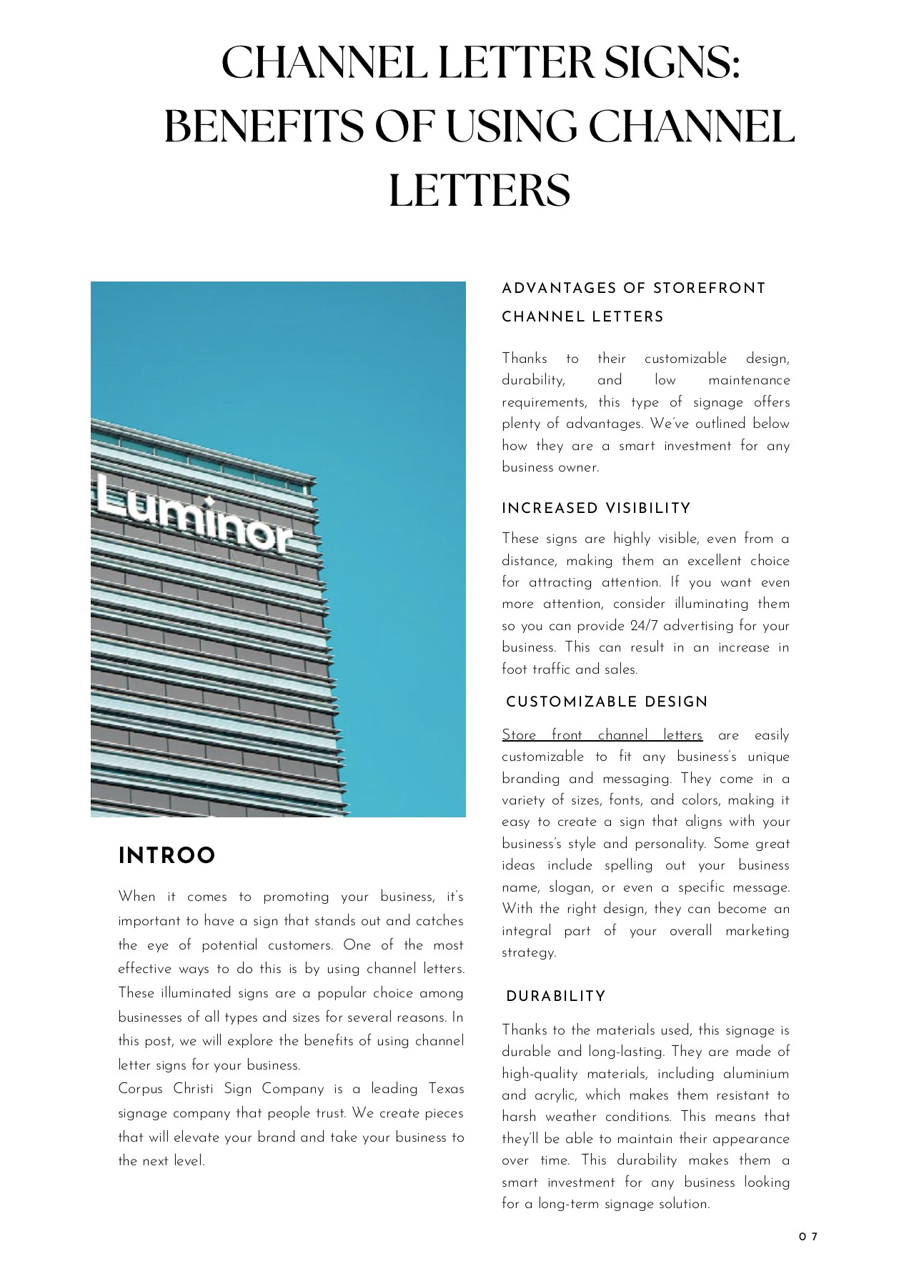 Channel Letter Signs: Benefits of Using Channel Letters ...