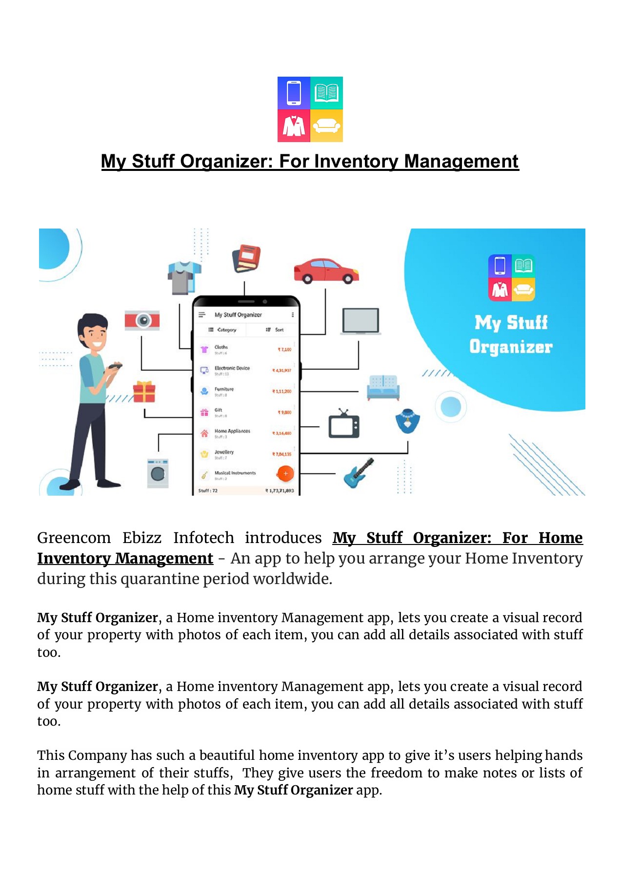 My Stuff Organizer- For Home Inventory Management - stufforganize ...