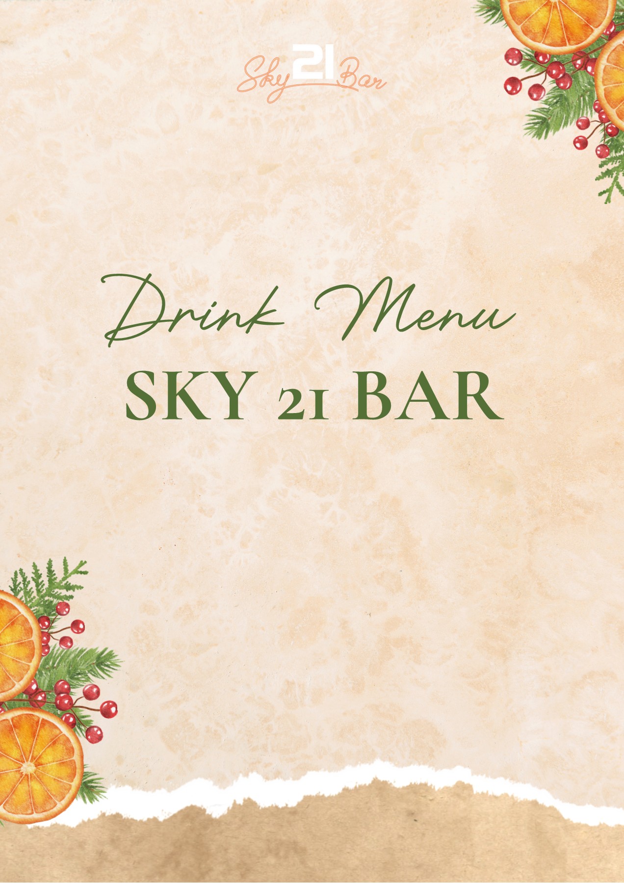 SHORTEN DRINK MENU SKY21 - Belle Maison Parosand Hotel - Trang 1 - 3 ...
