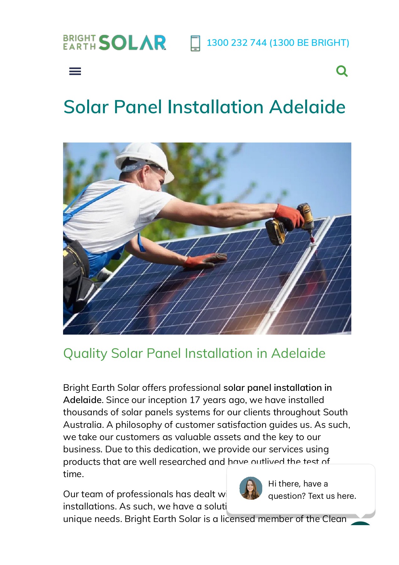 Solar Panel Installation Adelaide - Bright Earth Solar - Page 1 - 7 ...