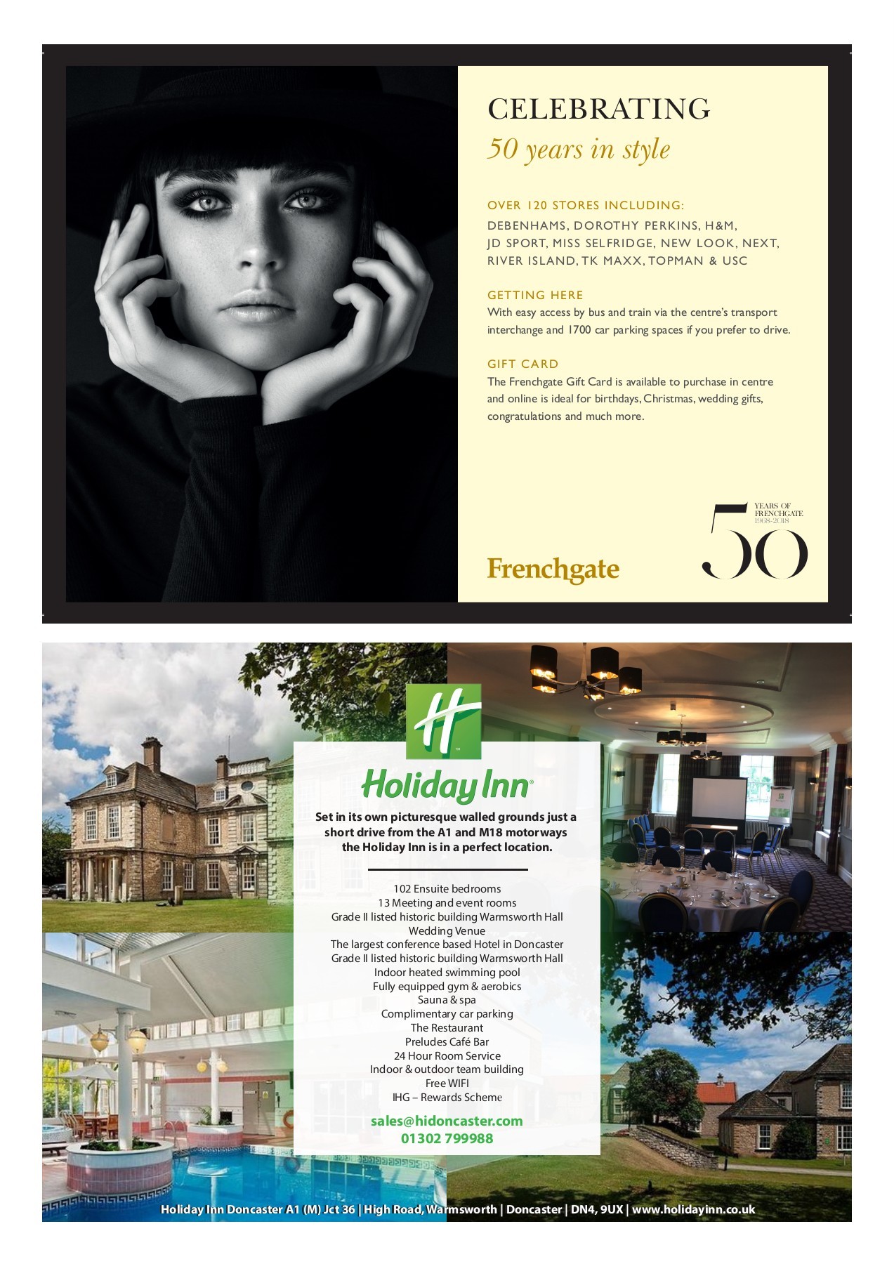 Visit Doncaster Brochure 2018 Visitor Guide - Jordan Allerton - Page 26 ...