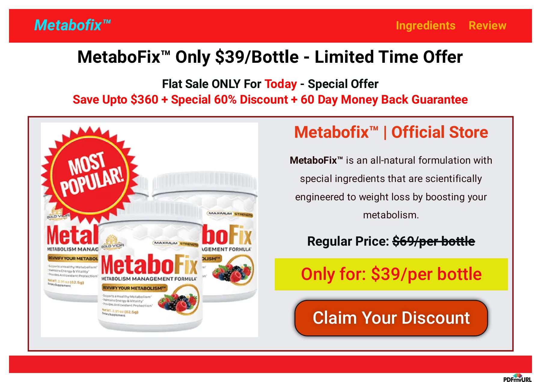 MetaboFix Review : Your Natural Path to Effective Weight Loss ...