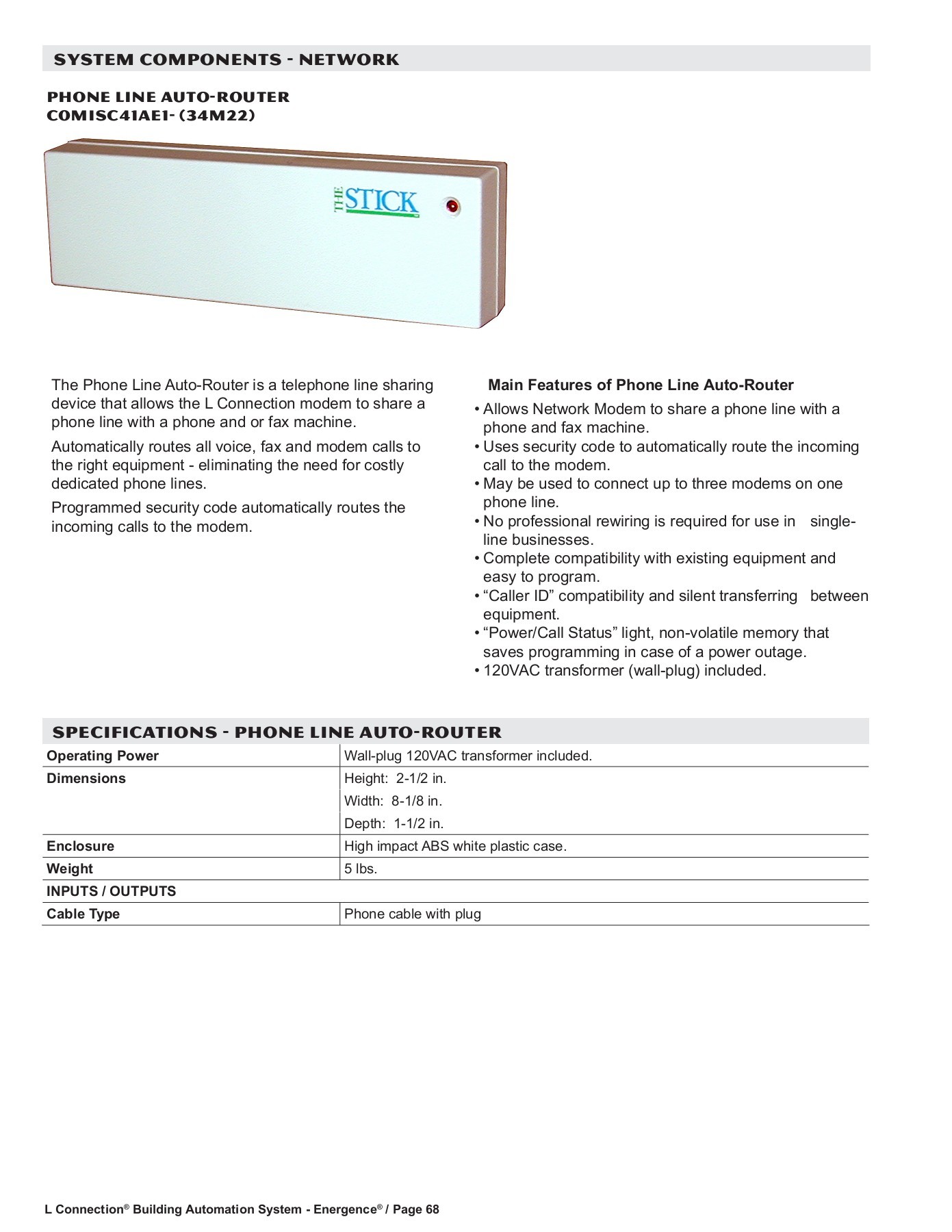 L Connection Commercial Building Automation System - Energence - dean ...