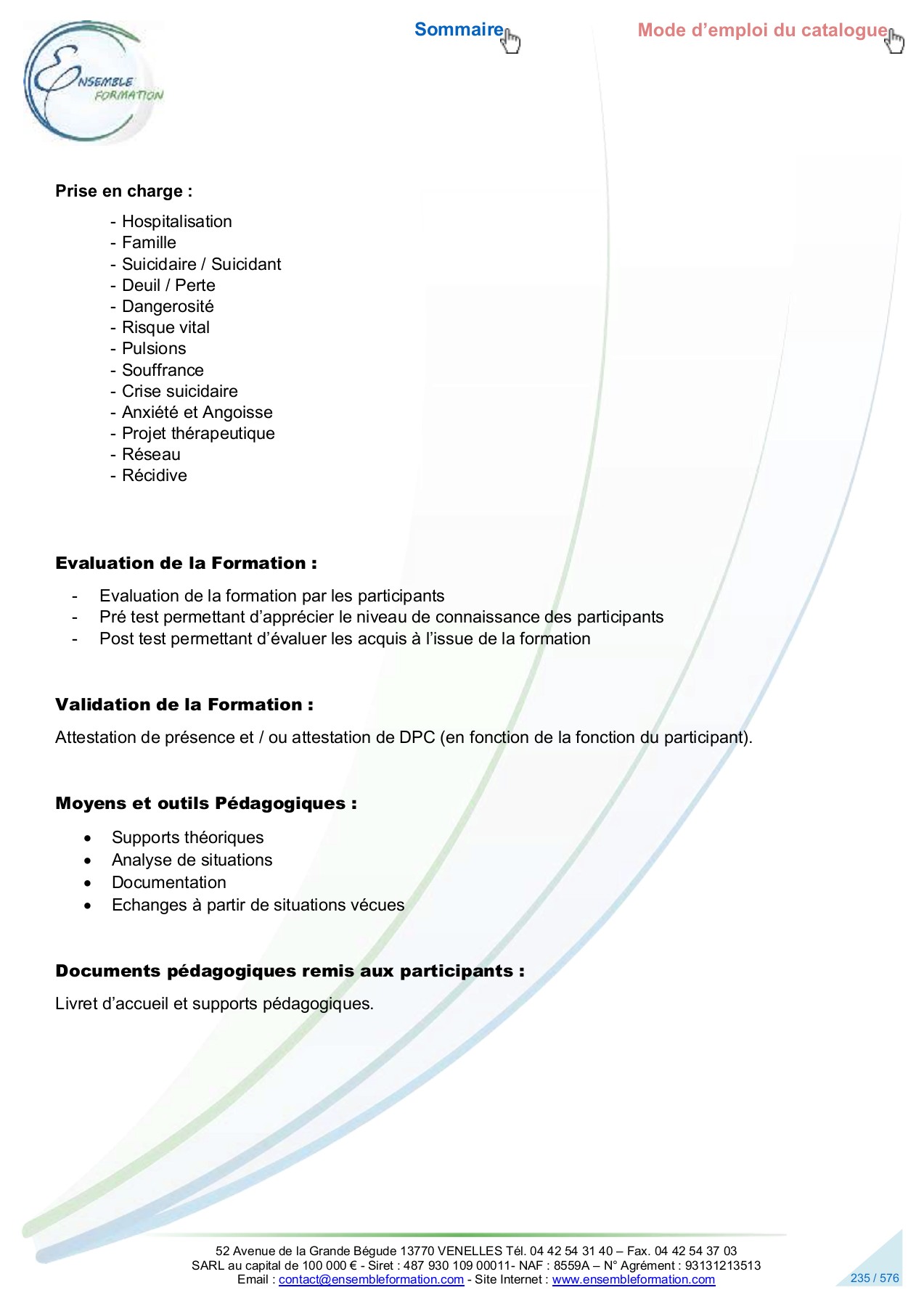 Catalogue sanitaire - ensembleformationetconseil - Page 235 | PDF Feuilletable en Ligne | PubHTML5