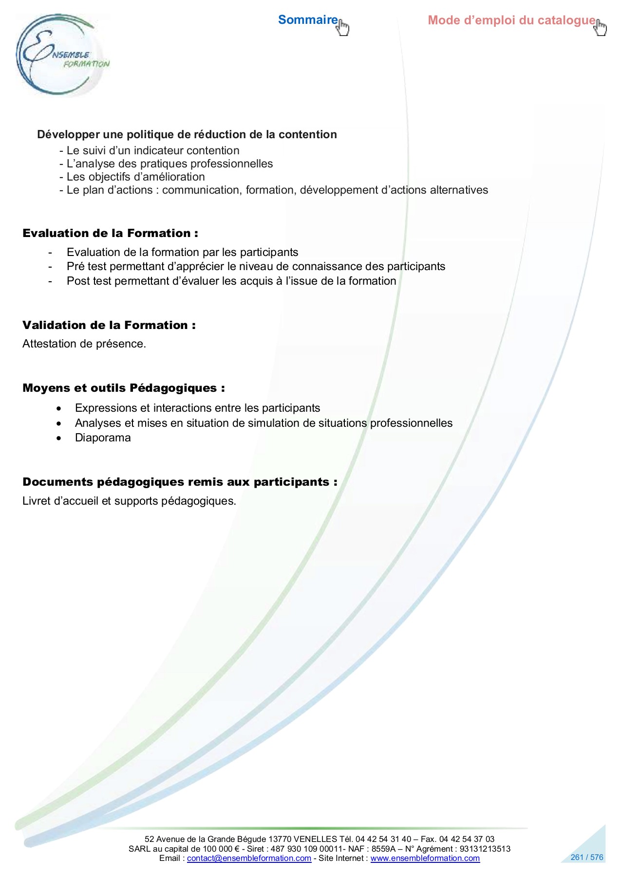 Catalogue sanitaire - ensembleformationetconseil - Page 261 | PDF Feuilletable en Ligne | PubHTML5