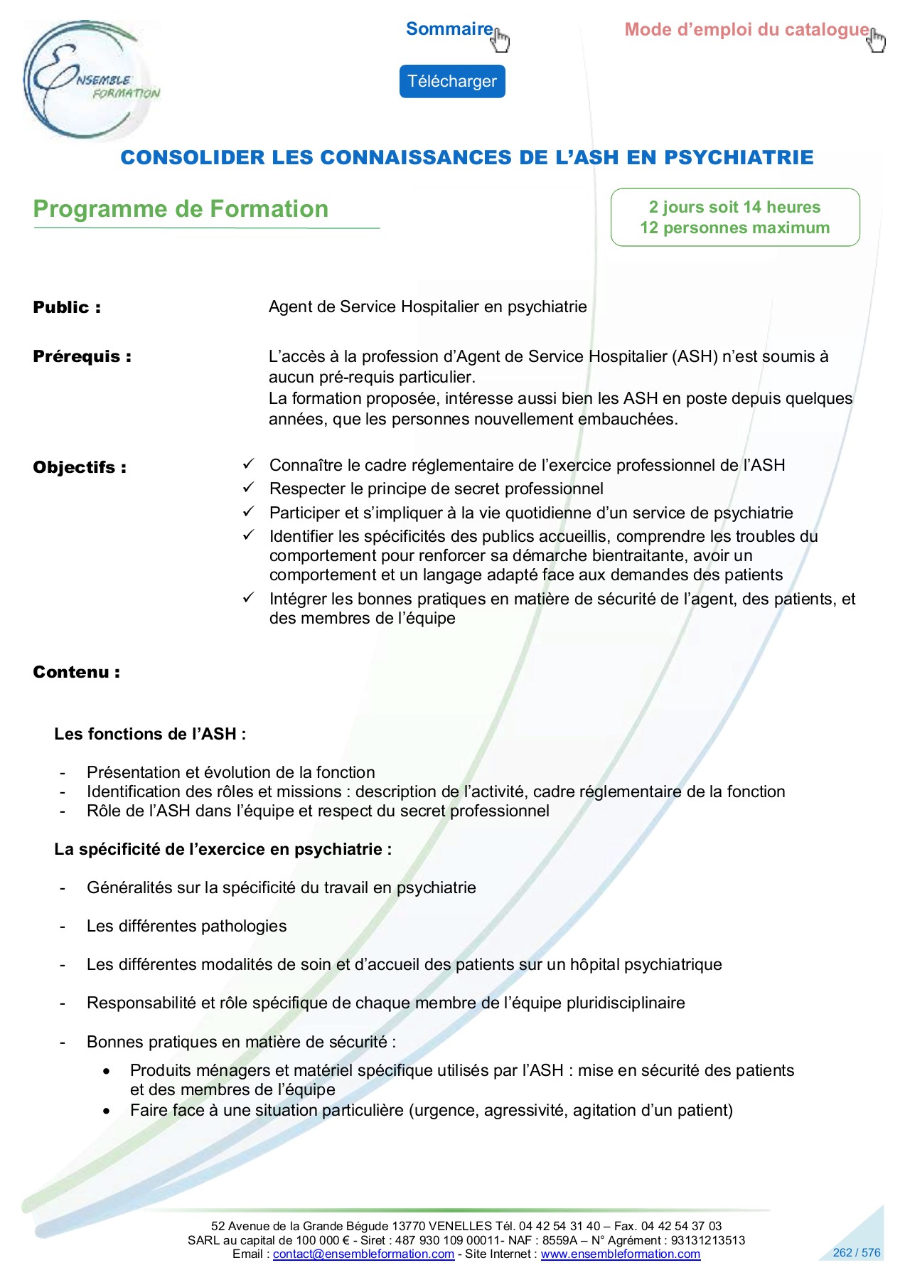 Catalogue sanitaire - ensembleformationetconseil - Page 262 | PDF Feuilletable en Ligne | PubHTML5