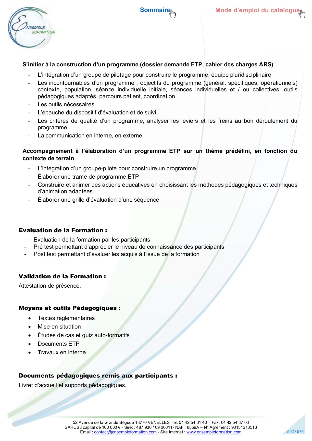 Catalogue sanitaire - ensembleformationetconseil - Page 502 | PDF Feuilletable en Ligne | PubHTML5