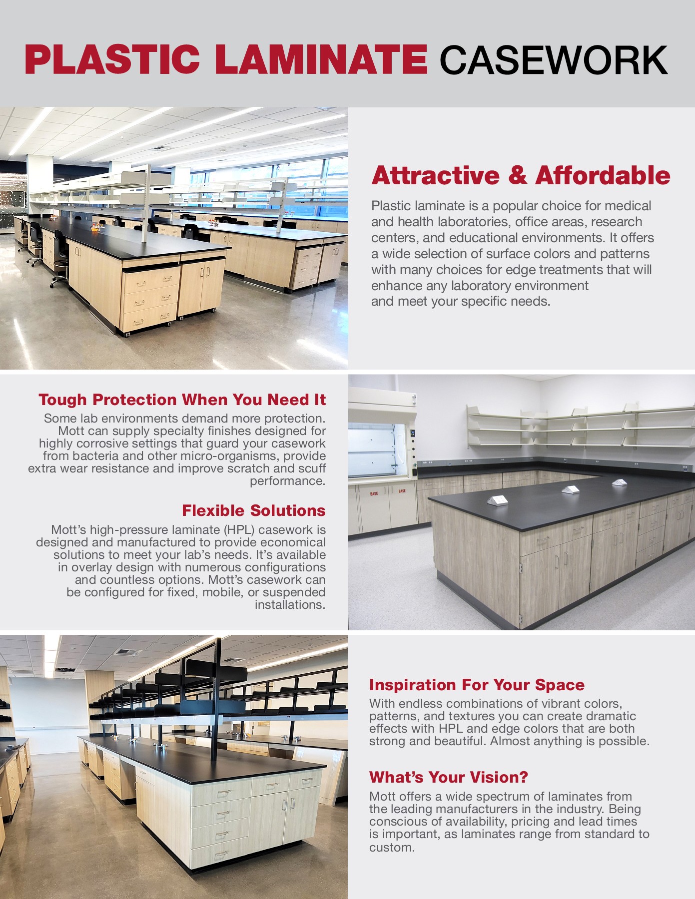 Plastic Laminate Casework - Mott Manufacturing - Page 1 - 2 | Flip PDF Online | PubHTML5