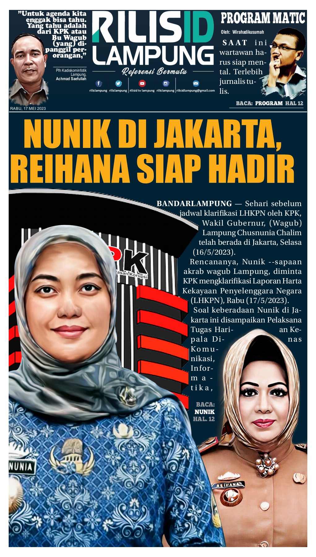 ePaper Rilisid Lampung 17052023 - E-Paper RILIS.ID LAMPUNG - Page 1 ...