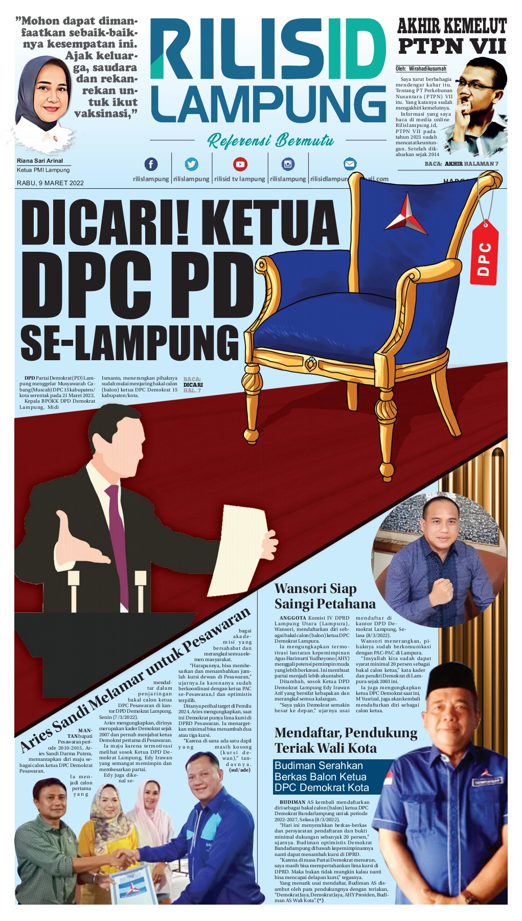E Paper Rilisid Lampung 09032022 - E-Paper RILIS.ID LAMPUNG - Page 1 ...