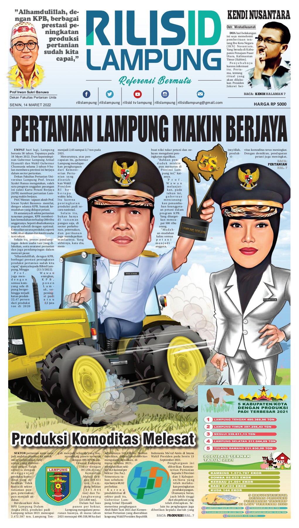E Paper Rilisid Lampung 14032022 - E-Paper RILIS.ID LAMPUNG - Page 1 ...