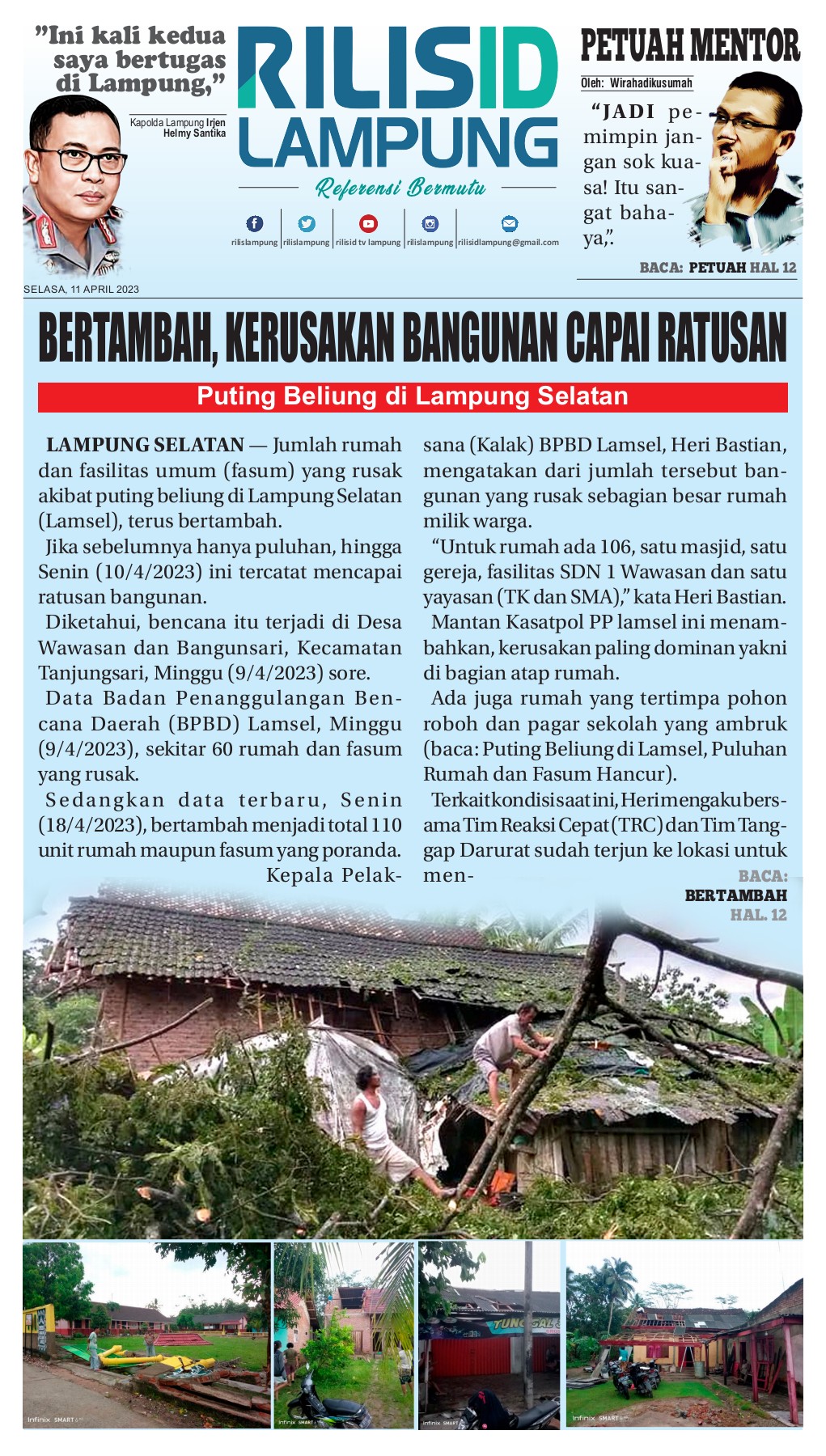 ePaper Rilisid Lampung 11042023 - E-Paper RILIS.ID LAMPUNG - Page 1 ...