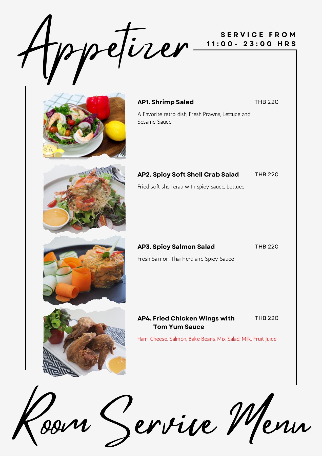 BBK - Room Service Menu - ouan preaw - Page 4 | Flip PDF Online | PubHTML5