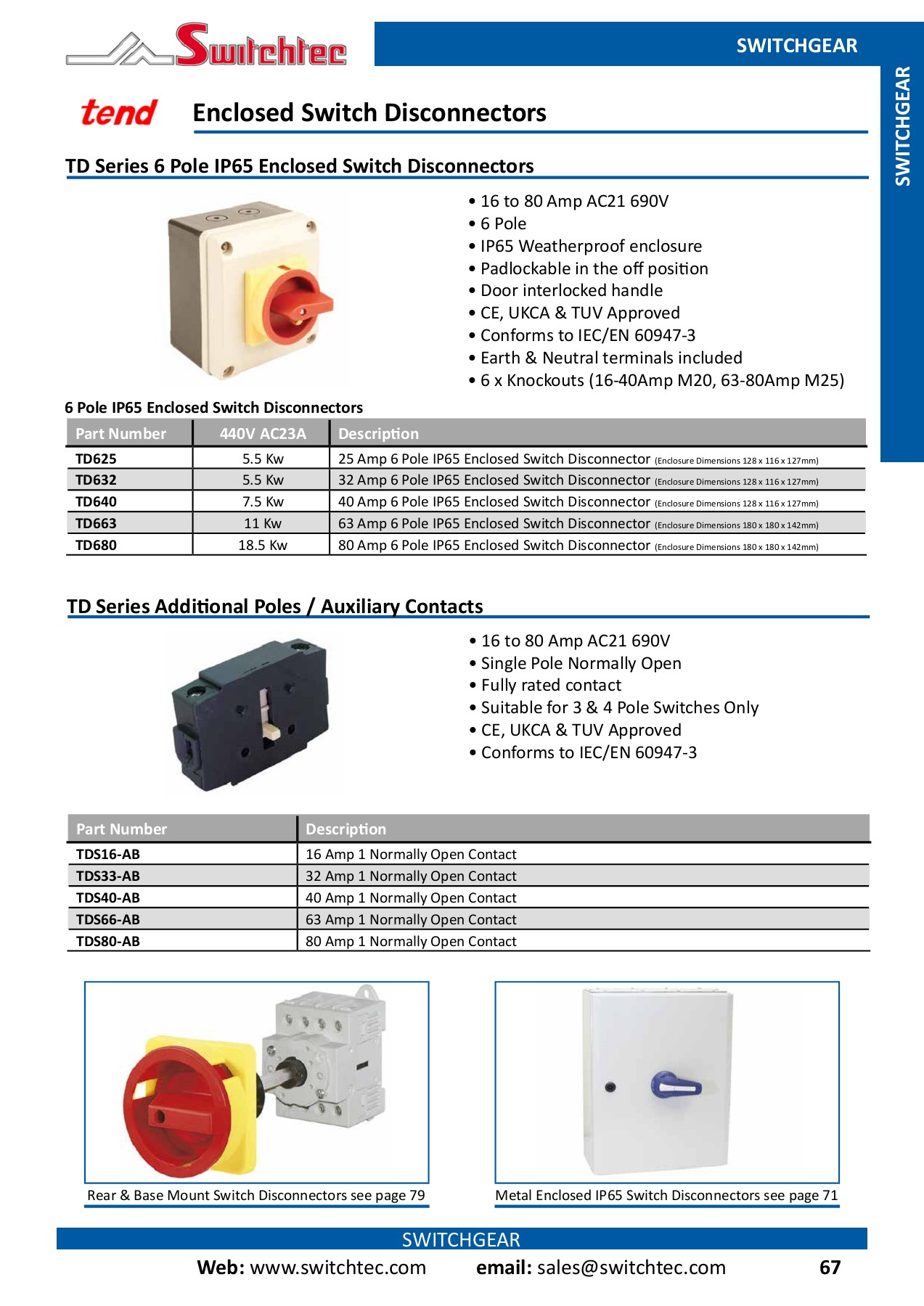Catalogue 8 - Switchtec Ltd - Page 69 | Flip PDF Online | PubHTML5