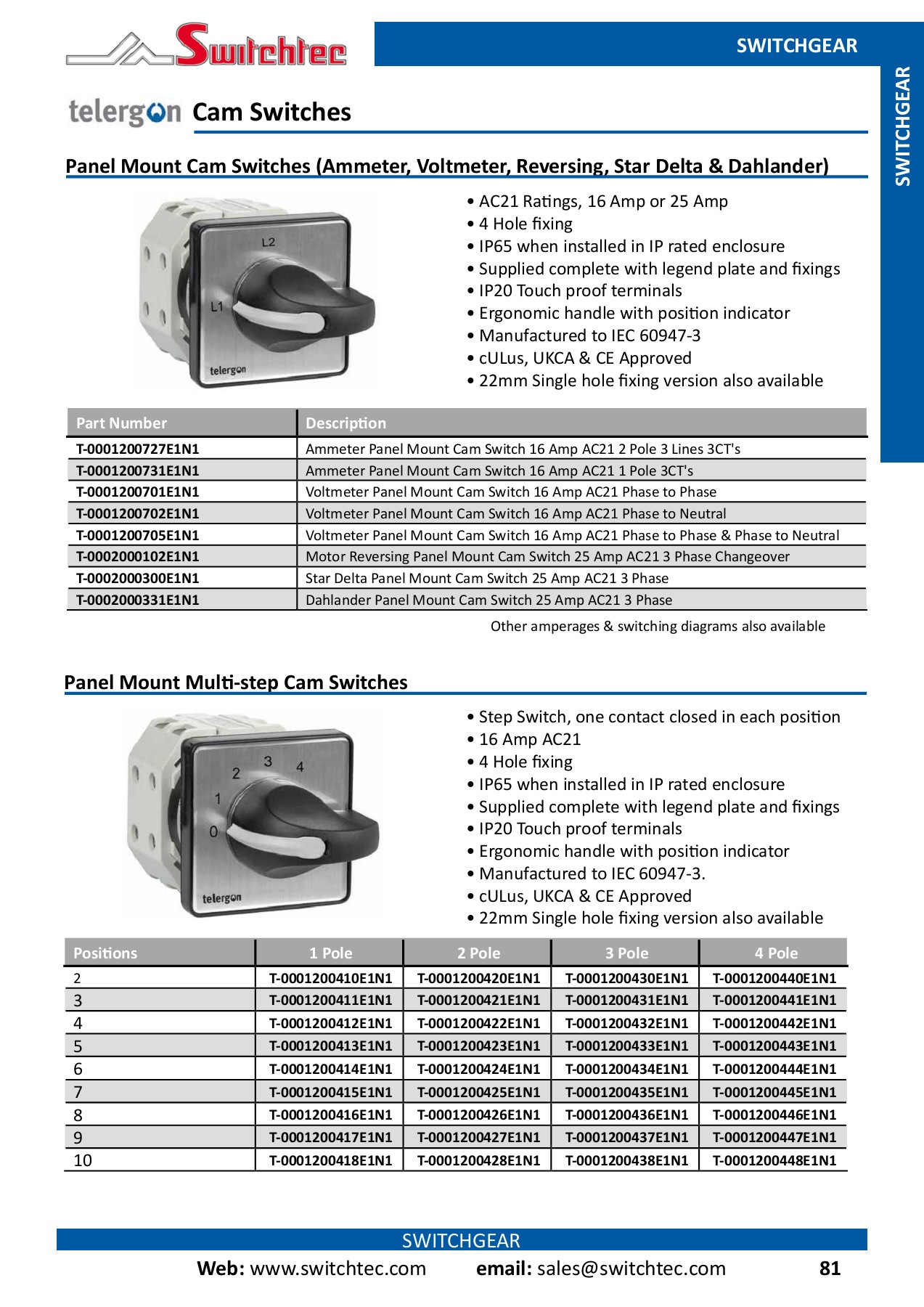 Catalogue 8 - Switchtec Ltd - Page 83 | Flip PDF Online | PubHTML5