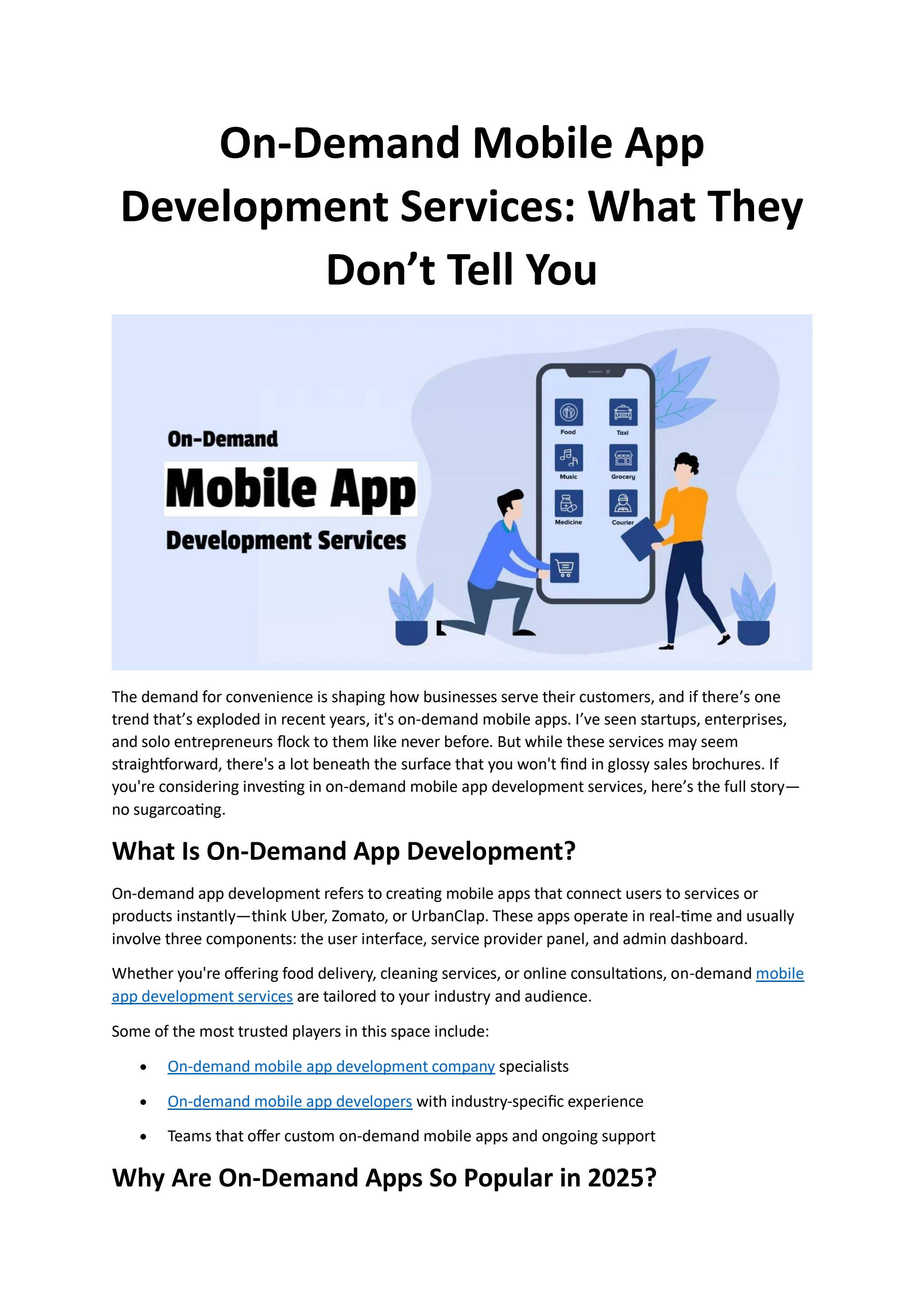 On-Demand Mobile App Development Services - Mobulous Technologies - Page 1 - 5 | Flip PDF Online ...