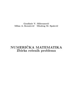 Numericka matematika-zbirka - bukusa94 - Stranica 202 | listanje PDF ...