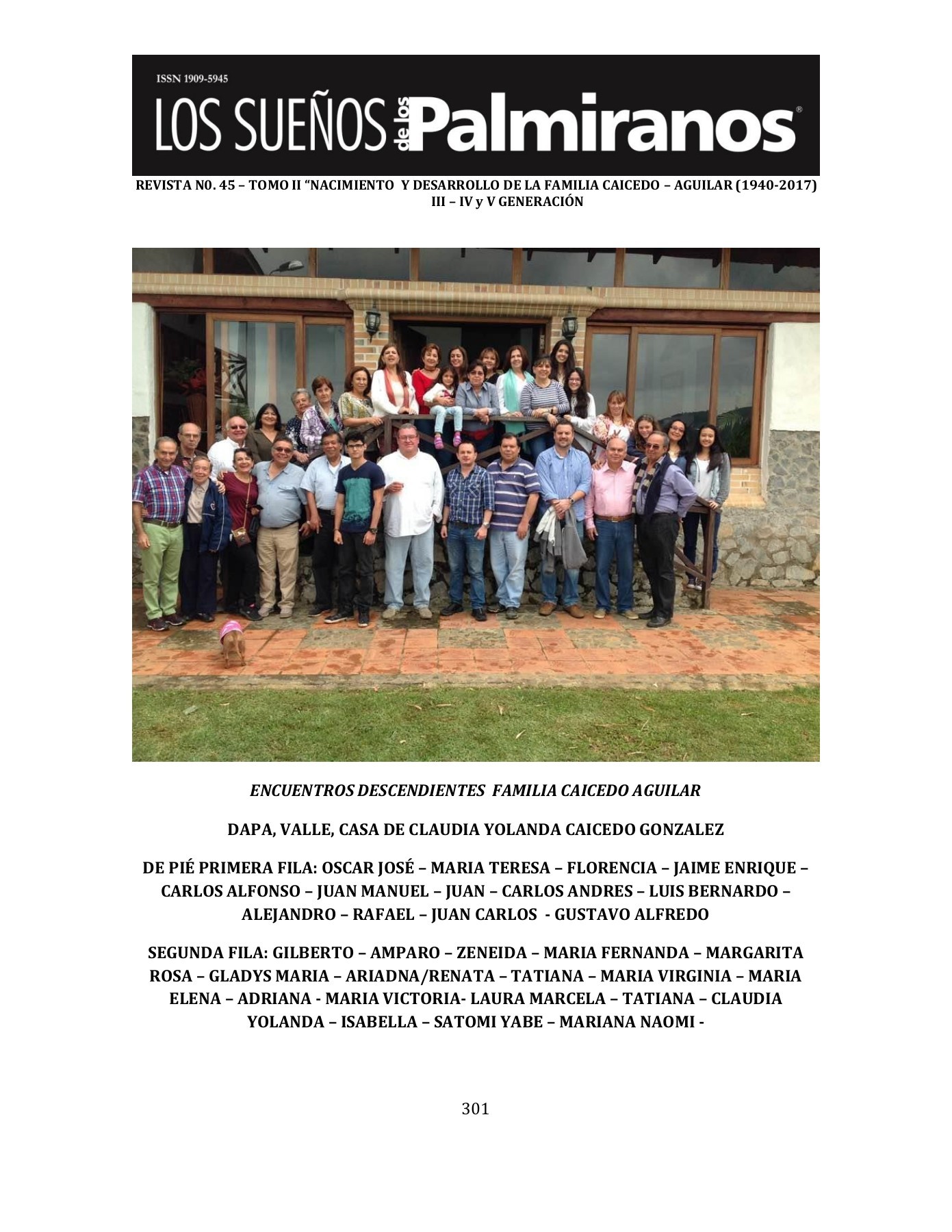 REVISTA N0. 45 TOMO II - NACIMIENTO Y DESARROLLO DE LA FAMILIA CAICEDO ...