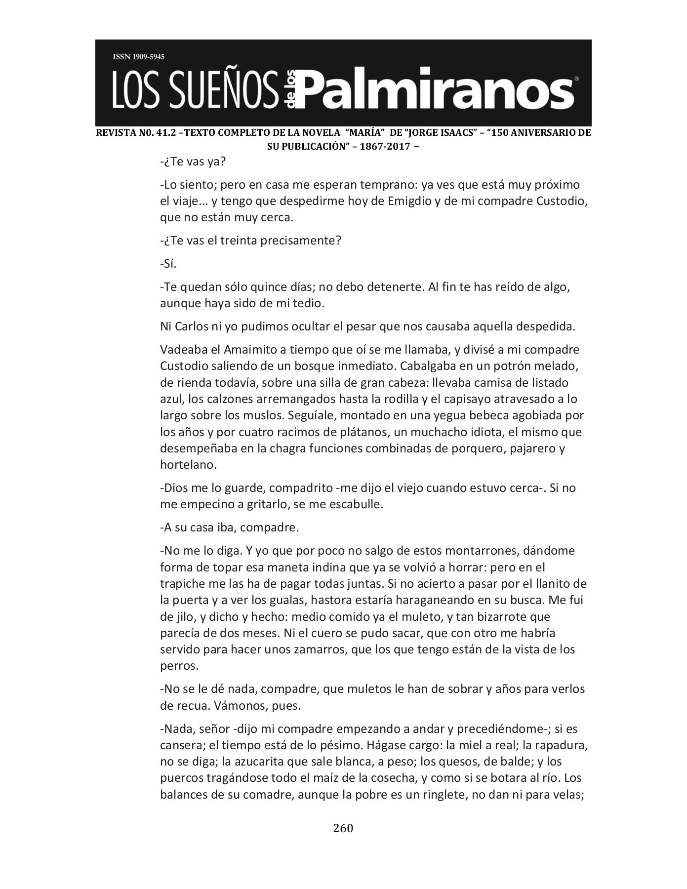 REVISTA N0. 41.2 TEXTO COMPLETO DE LA NOVELA MARIA DE JORGE ISAACS ...