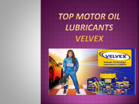 Top Motor Oil Lubricants : Velvex