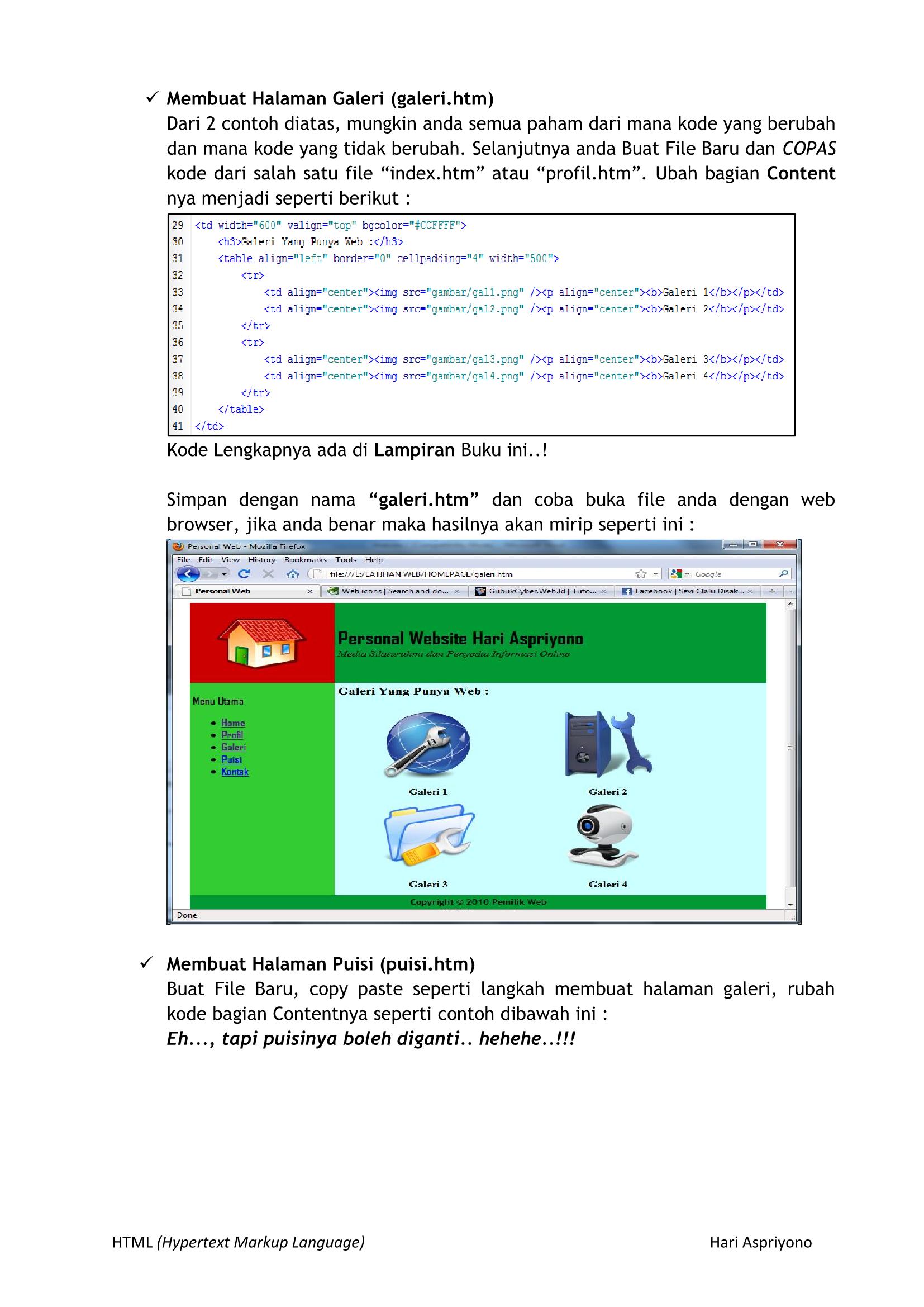Dasar Web dan HTML - anaksisfo - Page 26 | Flip PDF Online | PubHTML5